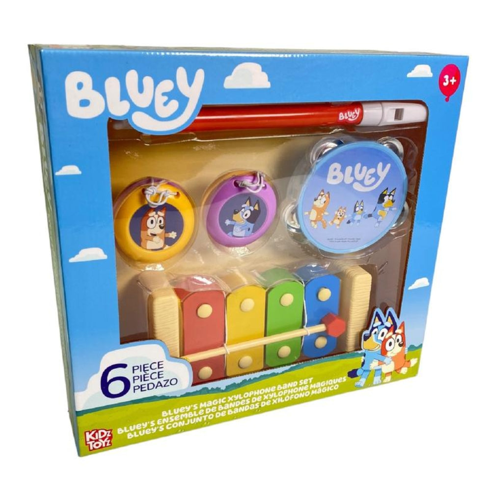 Officially Licensed Bluey™ Magic Xylophone Band 6pc Set – Miniatura